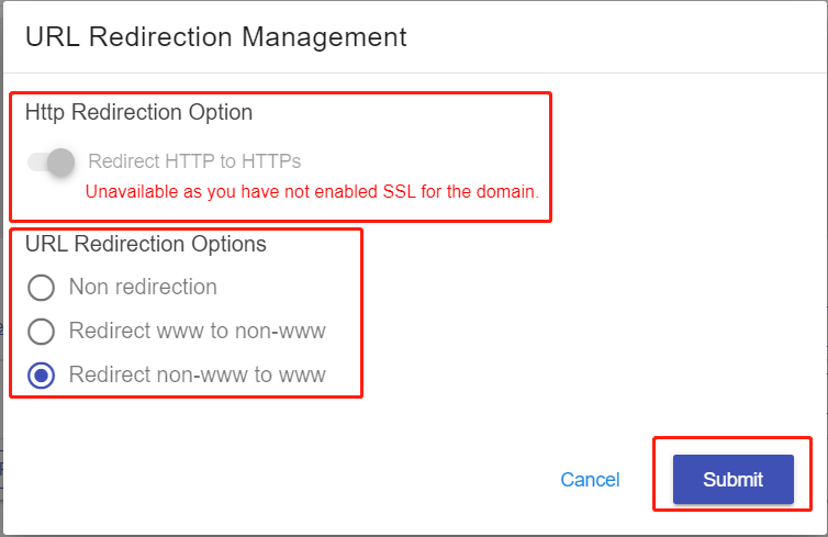Setting up URL Redirect · GitBook